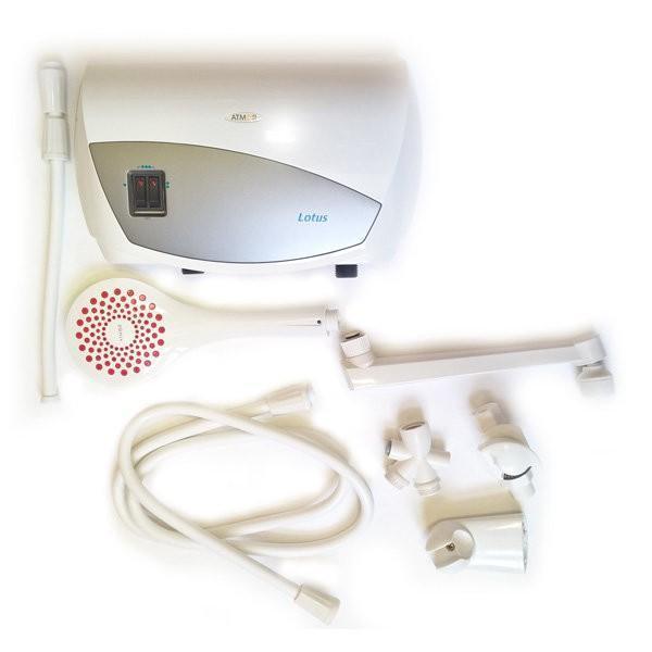 Электрический проточный водонагреватель Atmor LOTUS 5 кВт (Душ+Кран ...