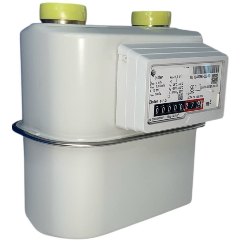 Счётчик газа Elster BK-G2.5M — купить в Харькове | Teplomarket